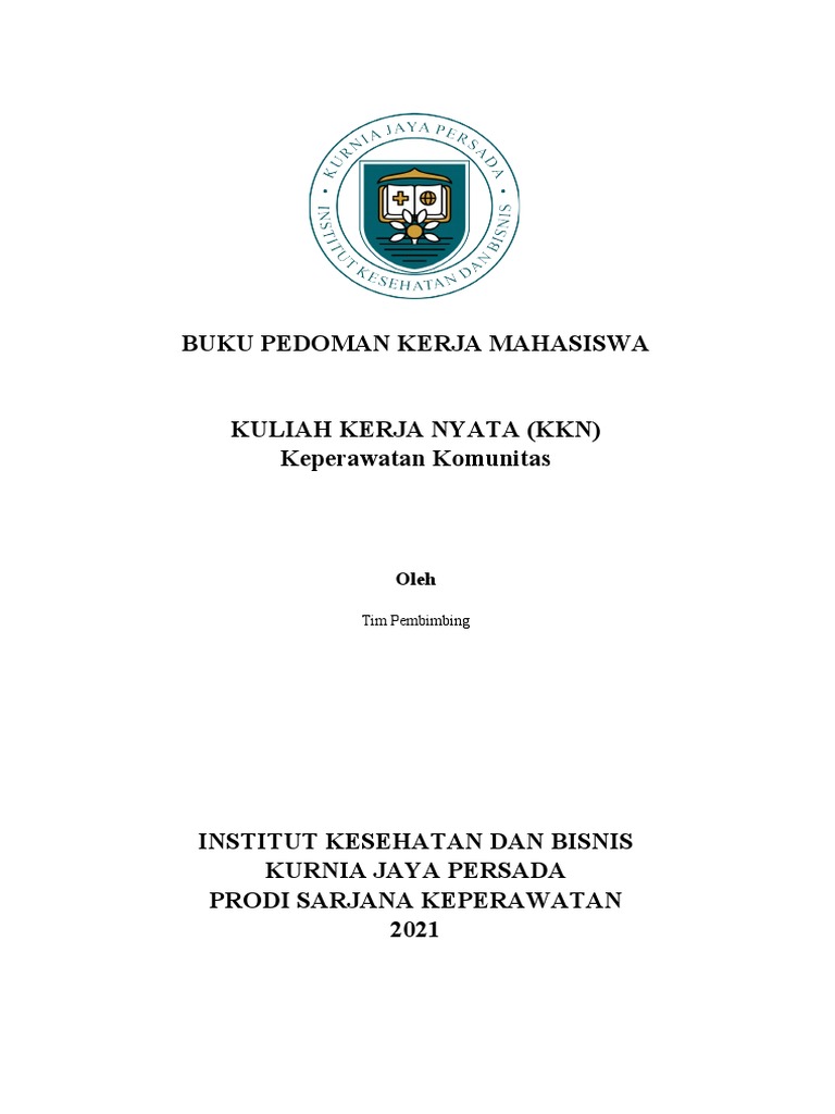 Pedoman KKN Keperawatan Komunitas 2021 | PDF