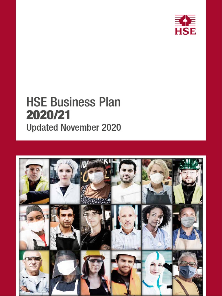 HSE Business Plan: Updated November 2020 | PDF | Occupational Safety ...