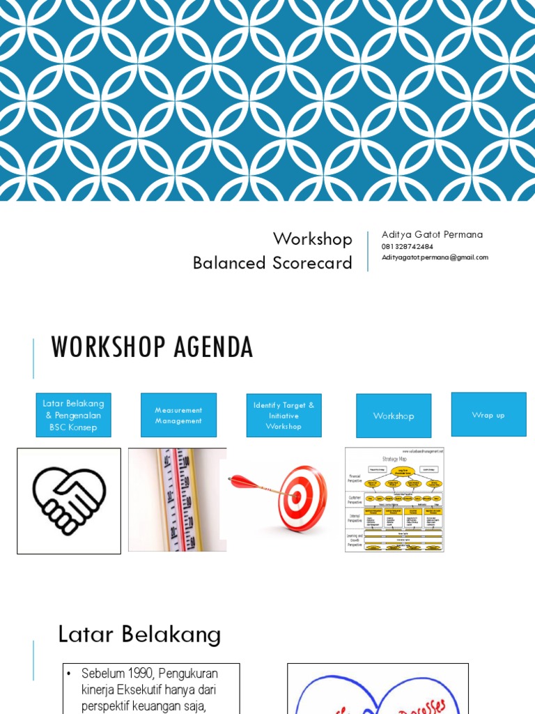 Workshop Balanced Scorecard: Strategi Kinerja | PDF