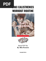 Katsuki Bakugo Workout PDF | PDF | Strength Training | Physical Fitness