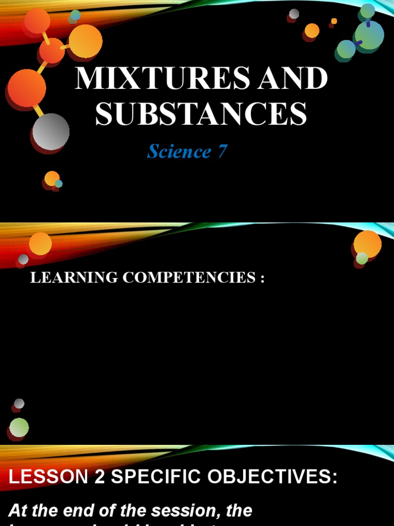 LESSON 2 - Properties of Pure Substances FOR SCIENCE 7 | PDF | Water ...