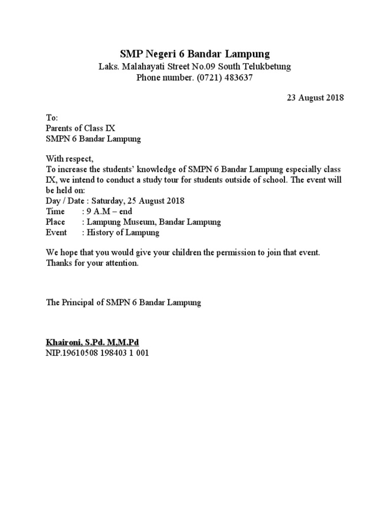 Surat Formal&informal Inggris | PDF | Cooking, Food & Wine