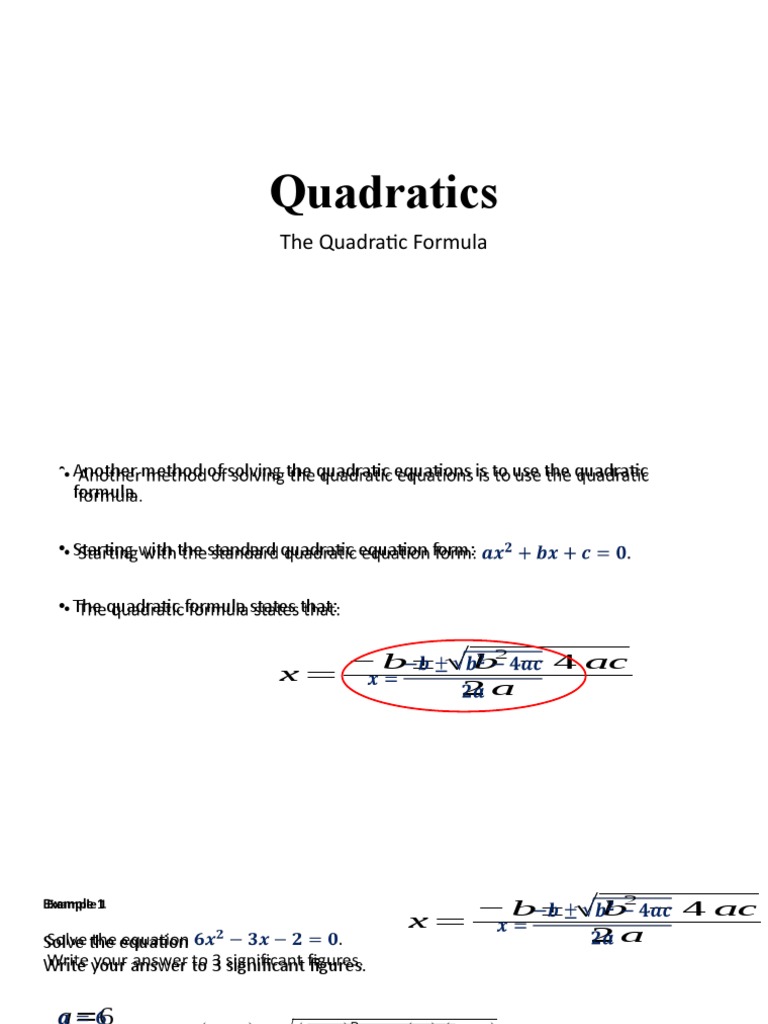 Solving Simultaneous Quadratic Equations | PDF | Quadratic Equation ...