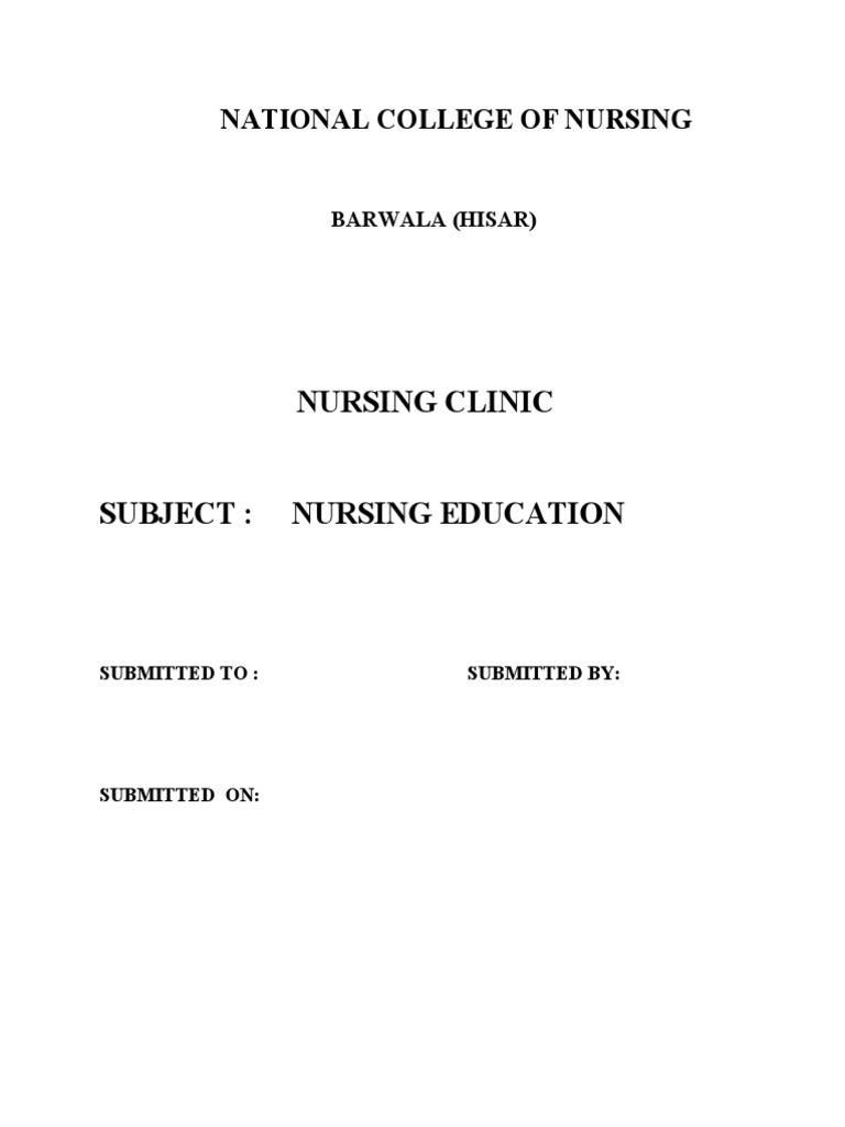 Bed Side Clinic | PDF | Medical Diagnosis | Nursing