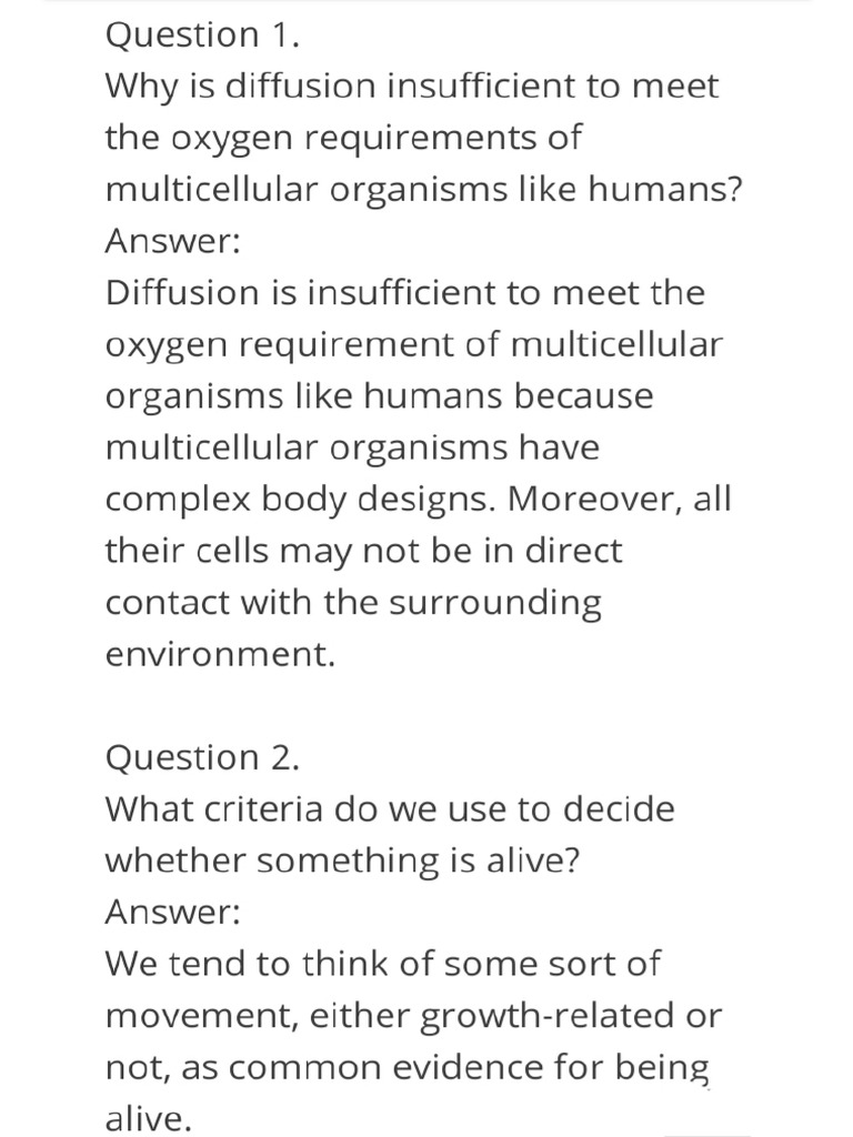 Class 10 - Life Processes (Notes) | PDF