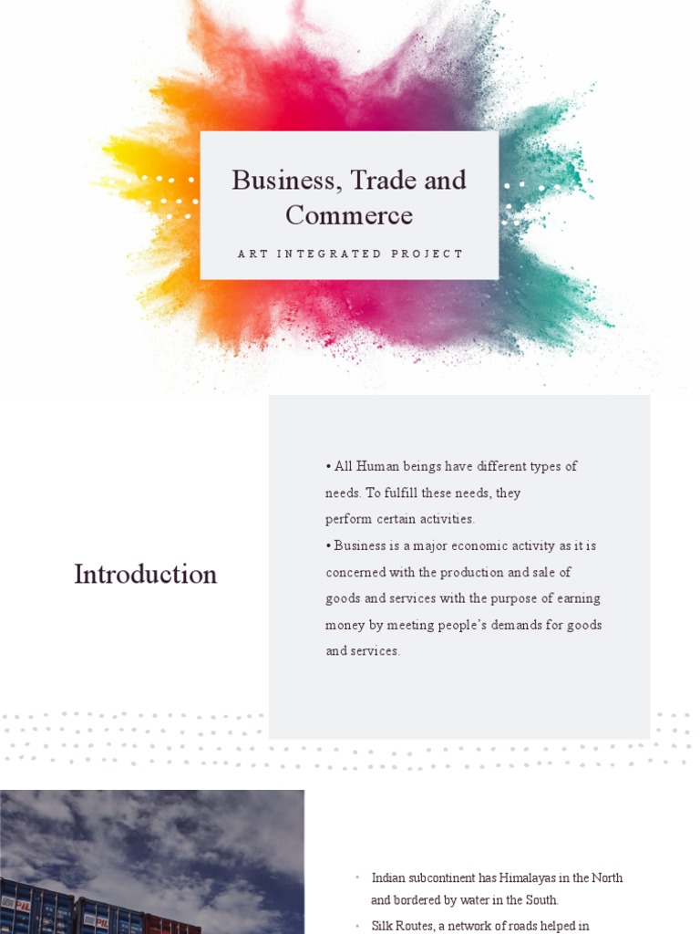 History of Trade and Commerce in India | PDF | Trade | Economy Of India