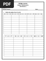 Practice Worksheet: Dodging Tables (2-12) | PDF | Technology & Engineering