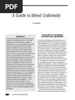 Assessment of Blend and Content Uniformity | PDF | Sampling (Statistics ...