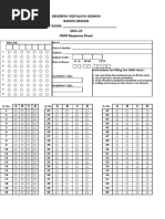 100 Question OMR Answer Sheet PDF | PDF | Office Equipment | Optical ...