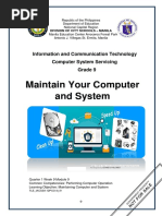 TLE-TE 9 - Q1 - W5 - Mod5 - ICT CSS | PDF | Random Access Memory | Computer Data Storage