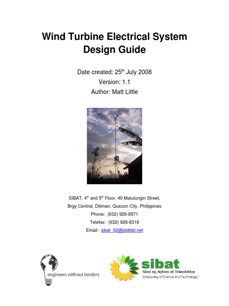 Windelectrical WT Electrical System Guide | PDF | Direct Current ...