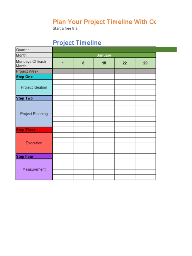 Project Timeline Template | PDF