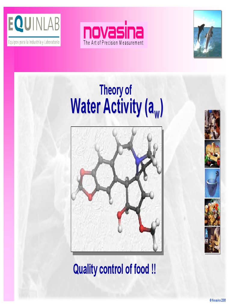 Water Activity and Quality Control of Food | PDF | Water | Foodborne ...
