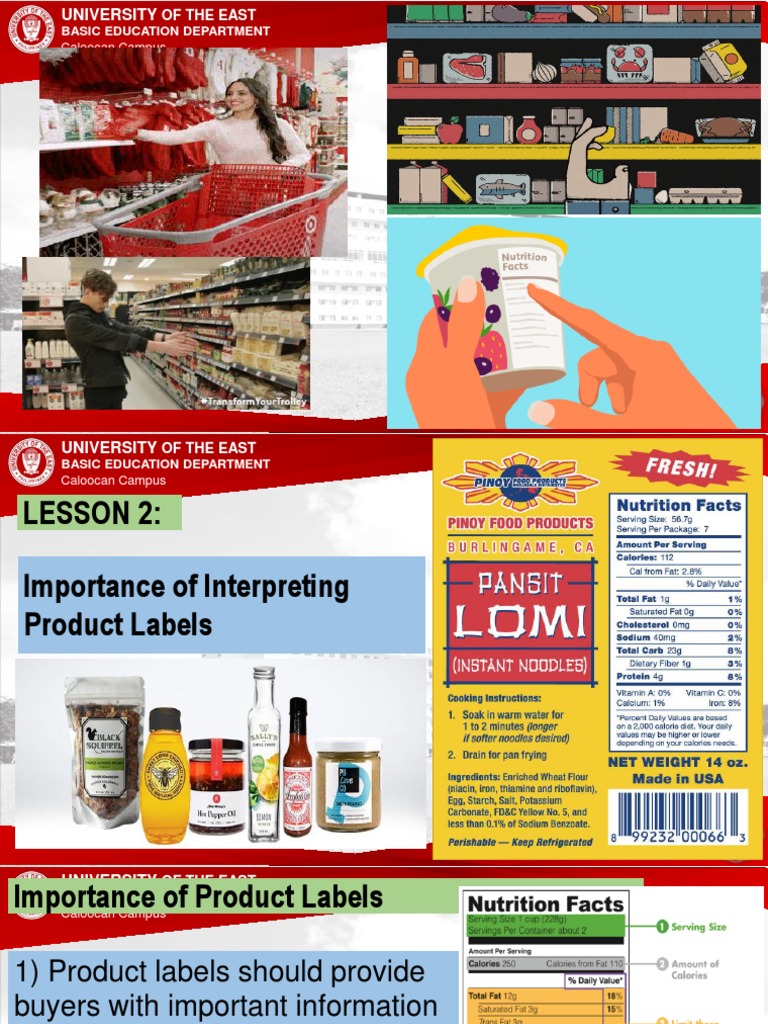 LESSON 2-Importance of Interpreting Product Labels | PDF | Waste ...