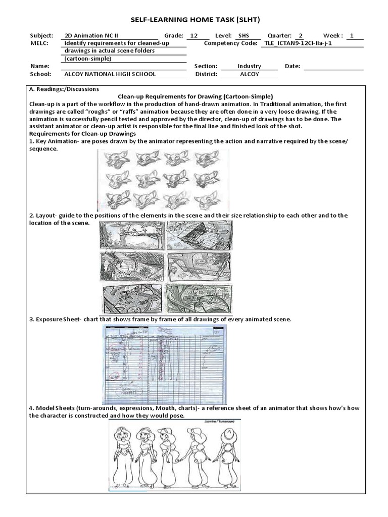 2D Animation-2nd Q-W1 | PDF | Drawing