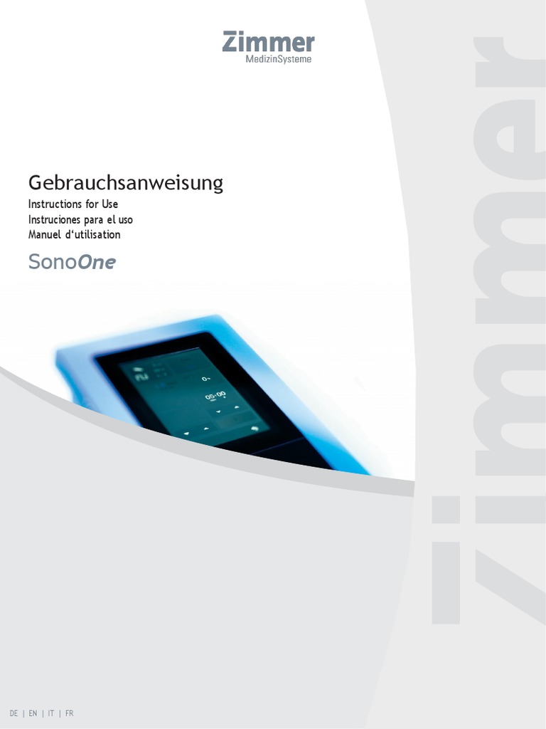 MANUAL SonoOne Español | PDF