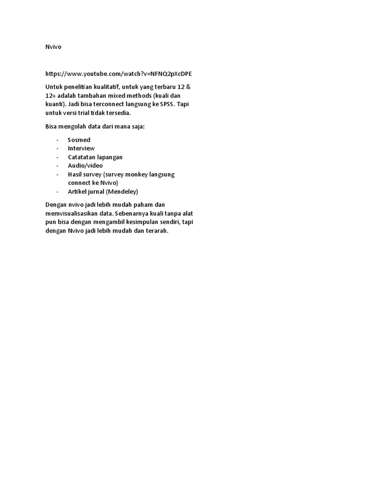 Nvivo | PDF | Komputer