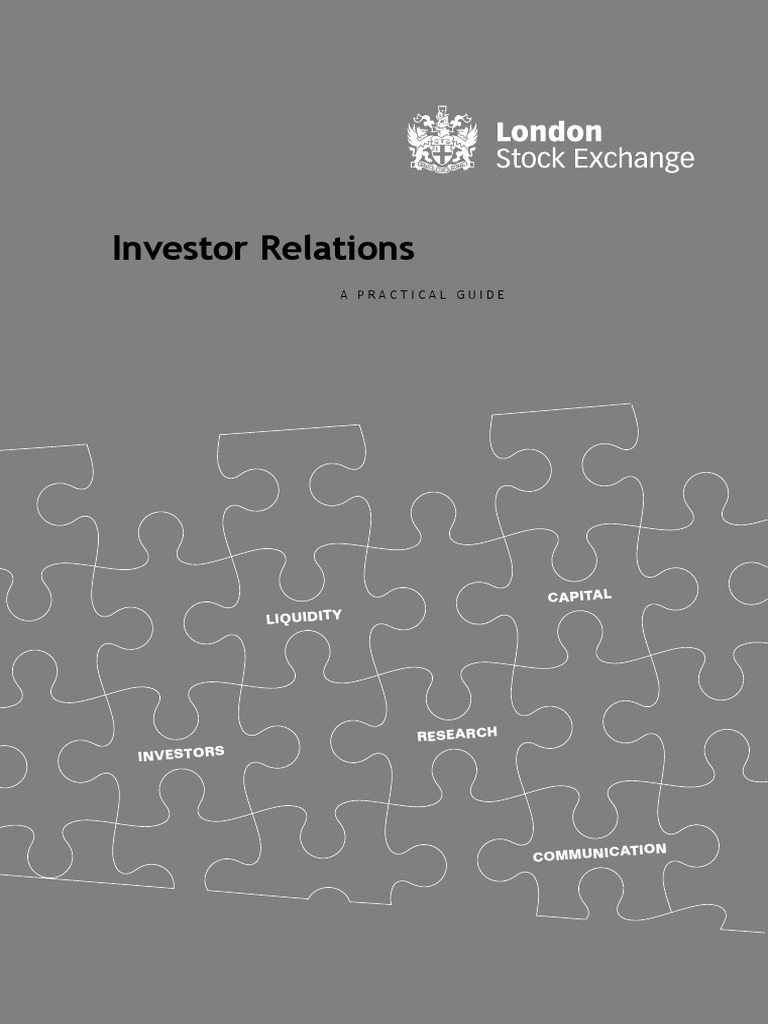 Investor Relations: A Practical Guide | PDF | Investing | Financial Analyst