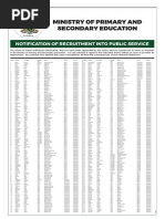 Bulawayo Province - Secondary Schools | PDF | Zimbabwe