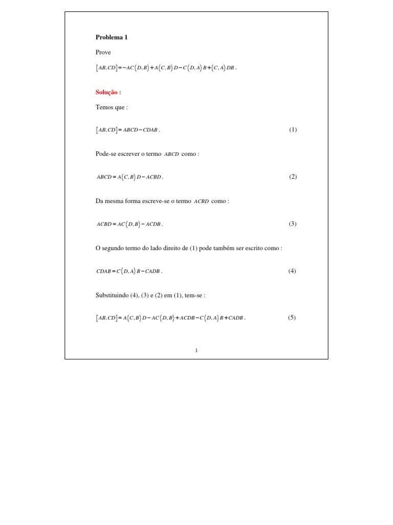 Problemas Cap 1 Sakurai | PDF