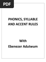 Syllabication Rules | PDF