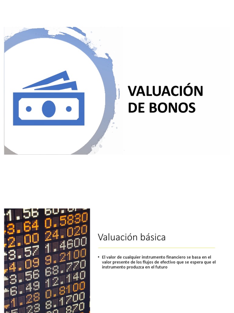 Valuación de Bonos | PDF | Interés | Bonos (Finanzas)
