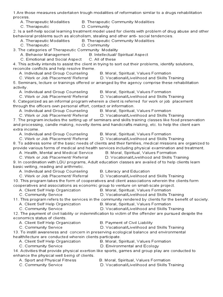 CA3 Final | Download Free PDF | Drug Rehabilitation | Community