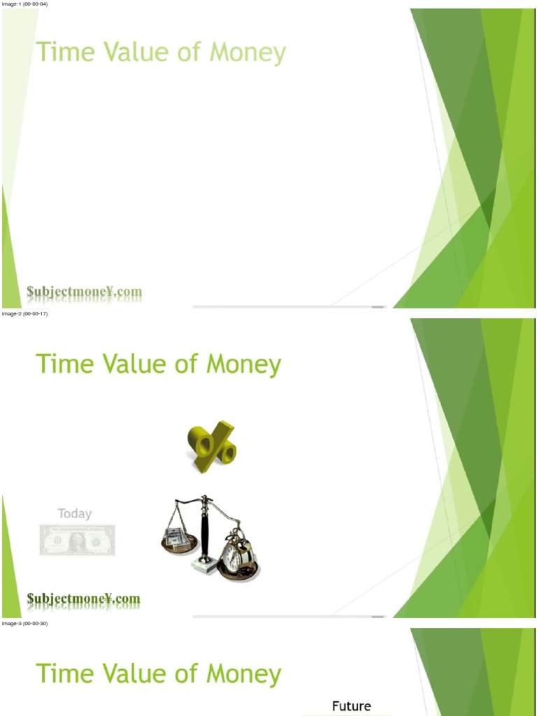 Time Value of Money TVM Lesson - Tutorial Future - Present Value Formula Interest Annuities ...