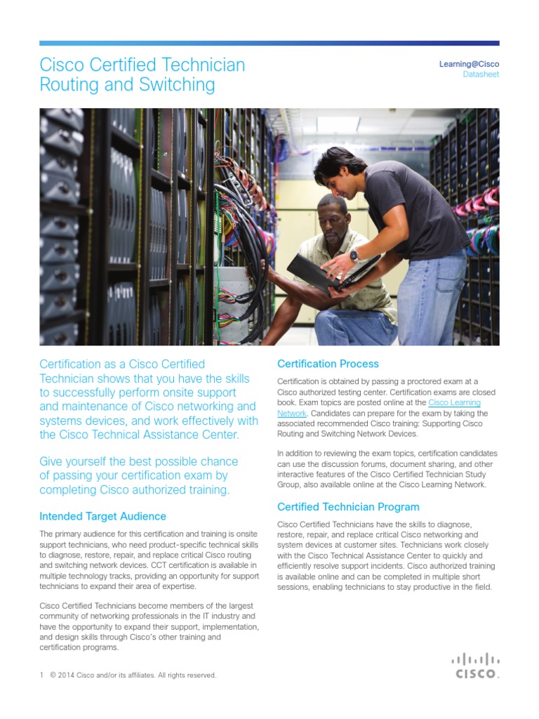 CCTRS Dsheet | PDF | Computer Network | Cisco Systems