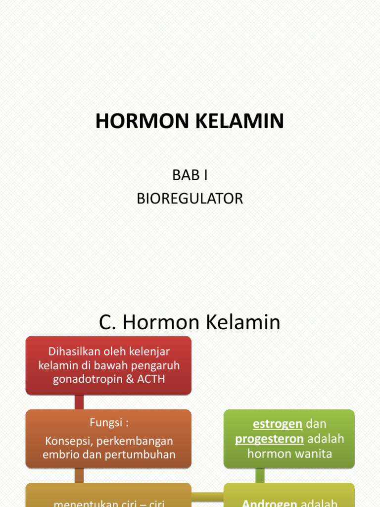 BAB 1 - Bioregulator - 4. Hormon Kelamin | PDF