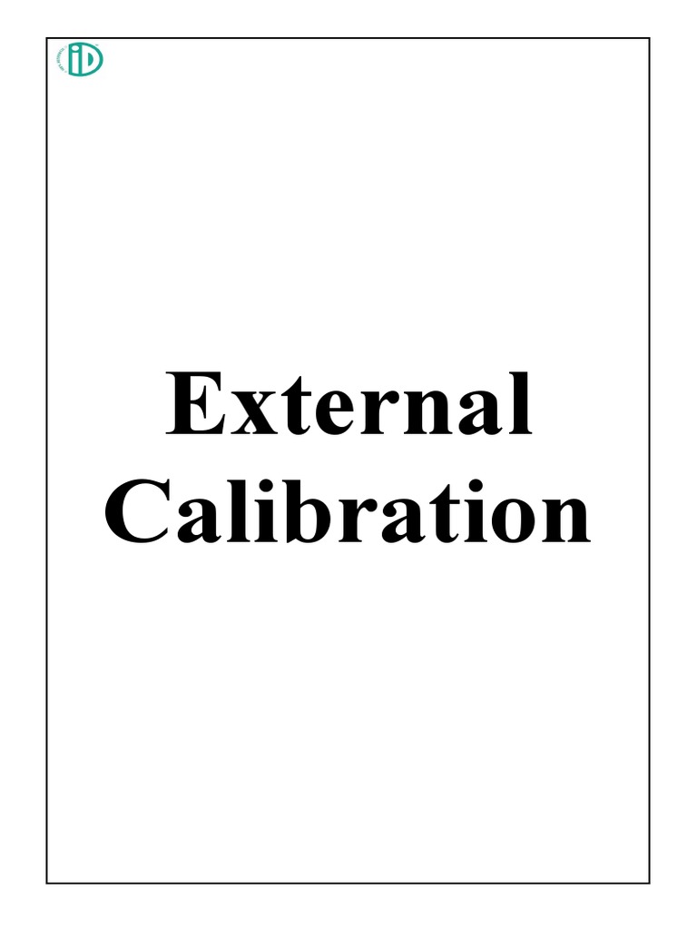 External Calibration Tracker | PDF | Technology & Engineering