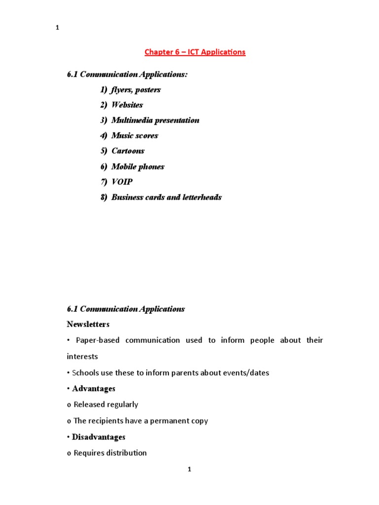 6.1 Communication Applications | PDF | Internet | Voice Over Ip