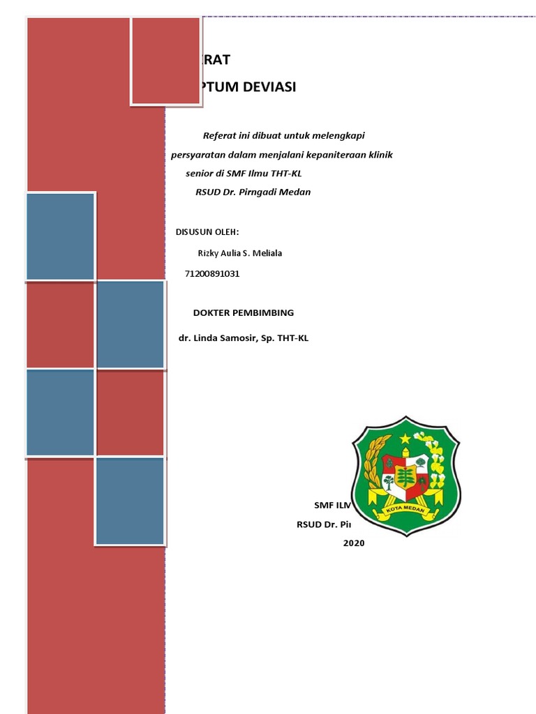 Referat Septum Deviasi | PDF