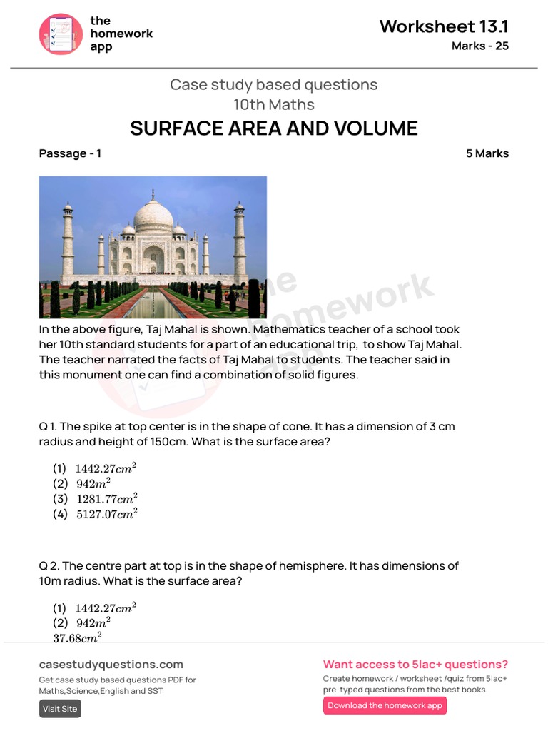 Surface Area and Volume Word Problems: Calculating the Surface Areas of ...