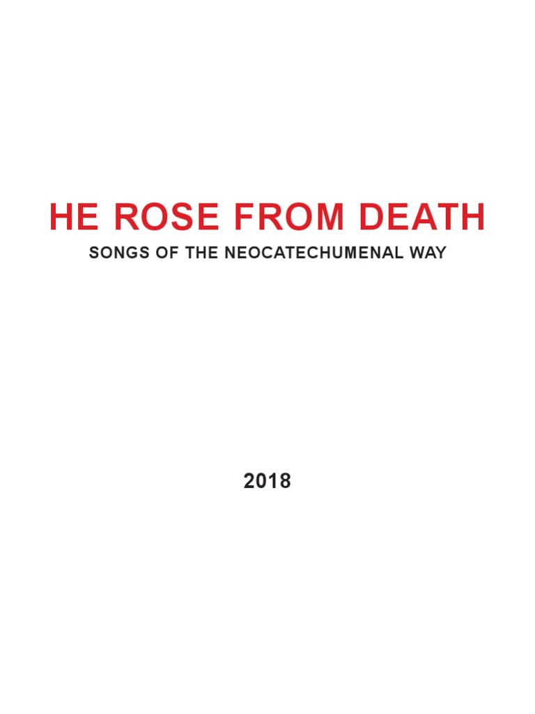 He Rose From Death 2018 Edition | PDF | Ascension Of Jesus | Christian ...