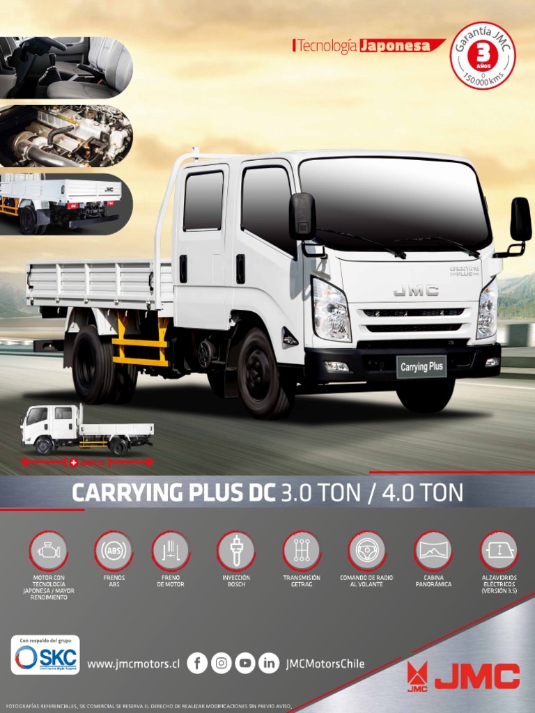 Ficha Tecnica Jmc-Carrying-Plus-Dc | PDF