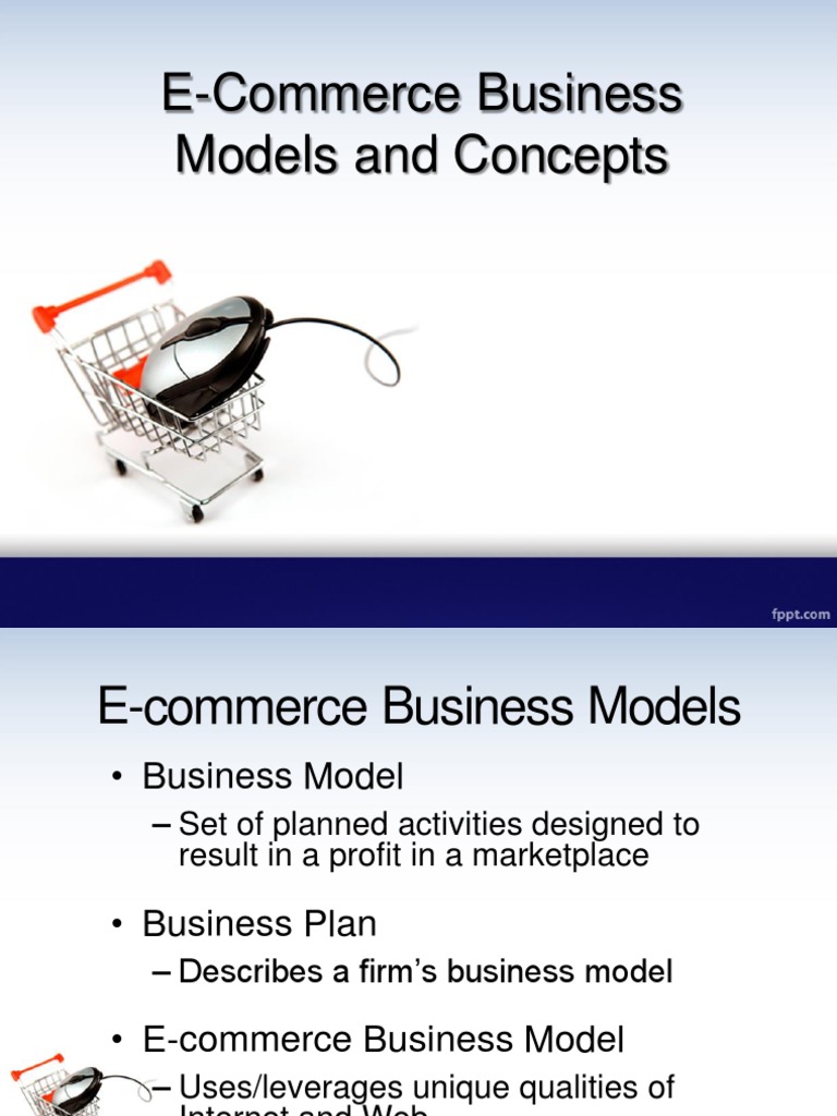 E-Commerce Business Models and Concepts | PDF | Online Shopping | E ...