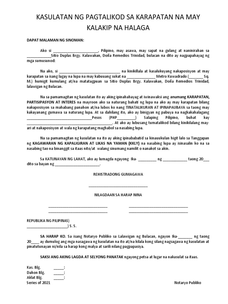 Salin Karapatan | PDF