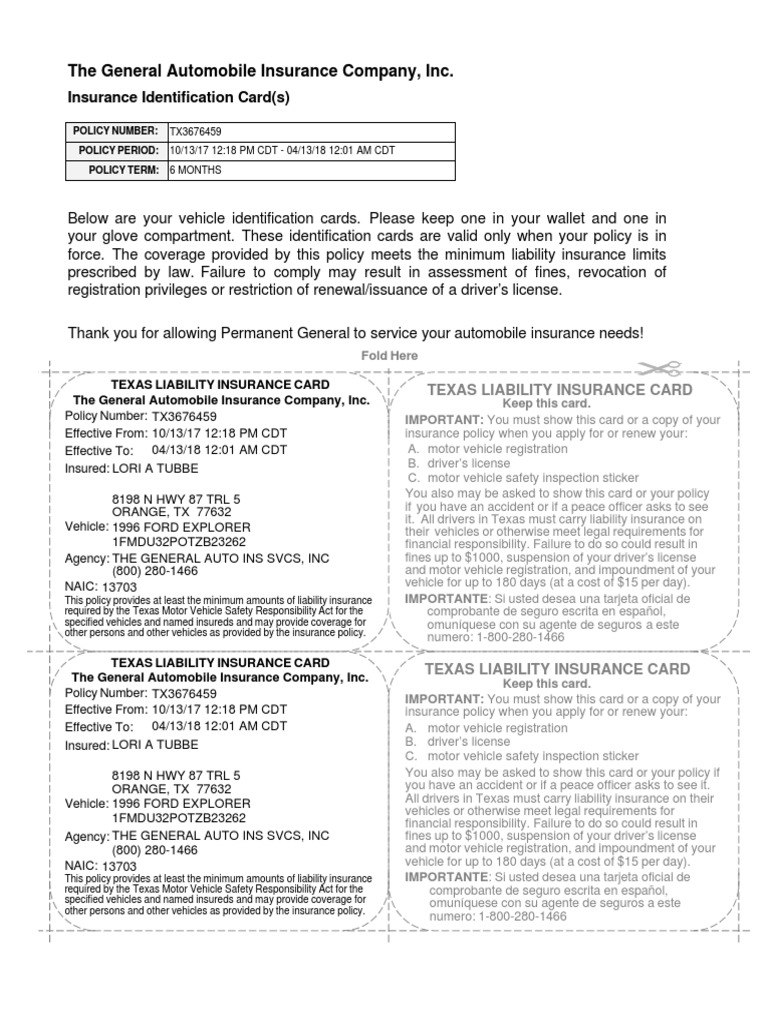 The General Automobile Insurance Company, Inc.: Insurance ...