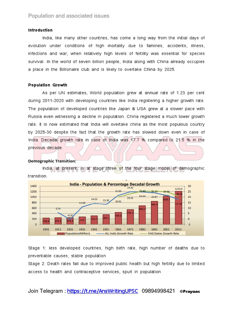 Population and Associated Issues | PDF | Economic Growth | Natural ...