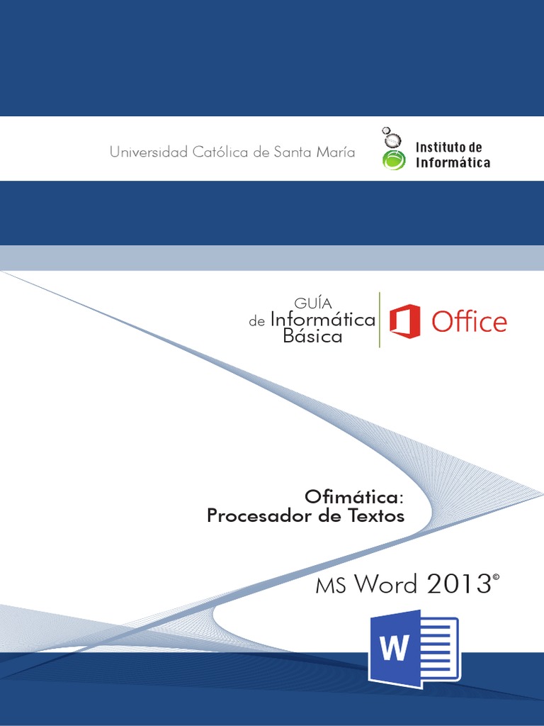02-MS Word 2013 | PDF | Archivo de computadora | Microsoft Word
