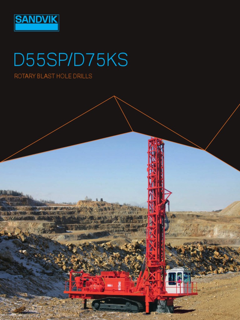 D55SP/D75KS: Rotary Blast Hole Drills | PDF | Drill | Turbocharger