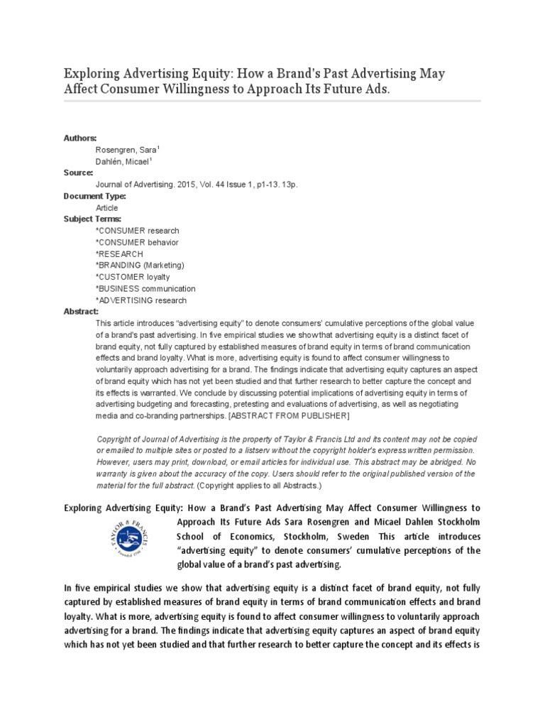 Exploring Advertising | PDF | Brand | Advertising