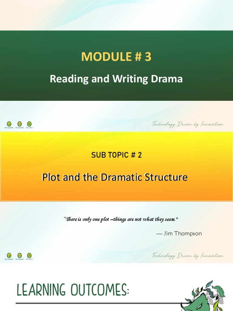 (M3S2-POWERPOINT) Elements of Drama - Plot and Dramatic Structure-1 ...