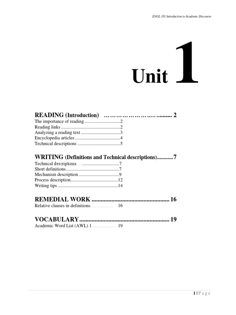 101 Unit 1 Fall 2021 | PDF | Laptop | Subject (Grammar)