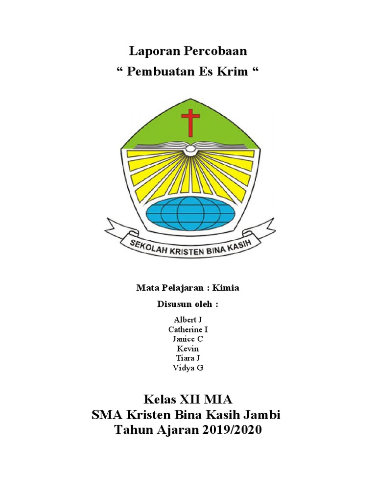Laporan Percobaan Kimia | PDF | Sains & Matematika | Teknologi & Rekayasa