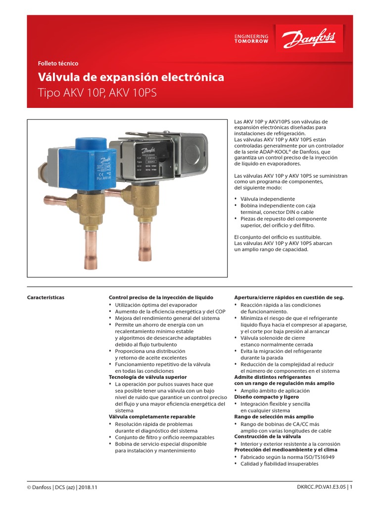 Válvula de Electrónica Fanfoss | PDF | Ingenieria Eléctrica ...