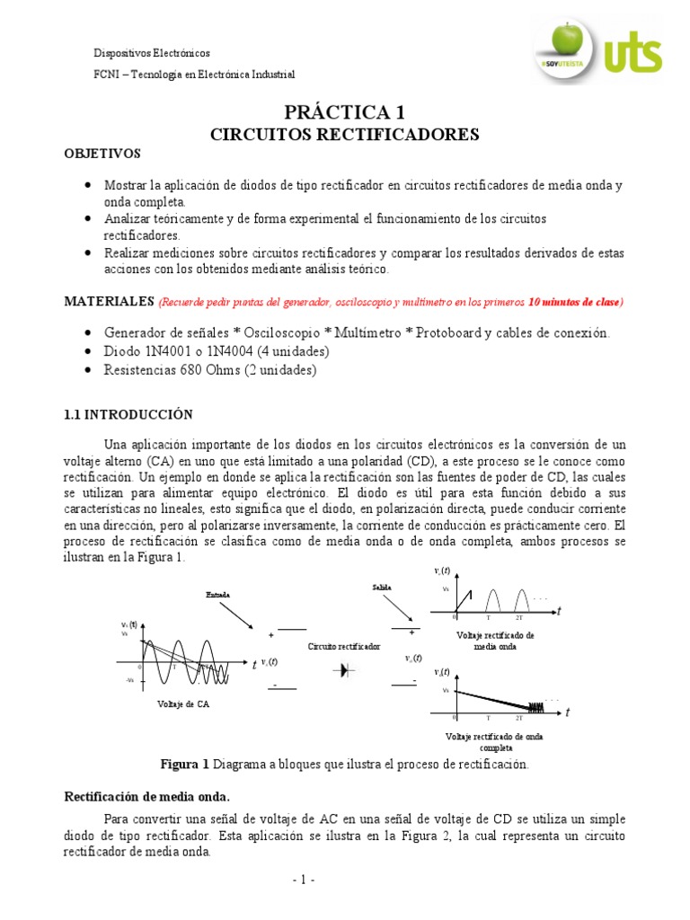 Circuitos Rectificadores | PDF | Rectificador | Diodo