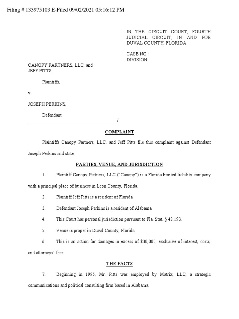 Canopy Countersuit | PDF | Racketeer Influenced And Corrupt ...