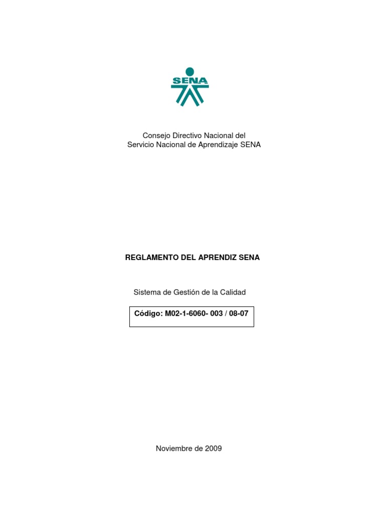 Reglamento Sena | PDF